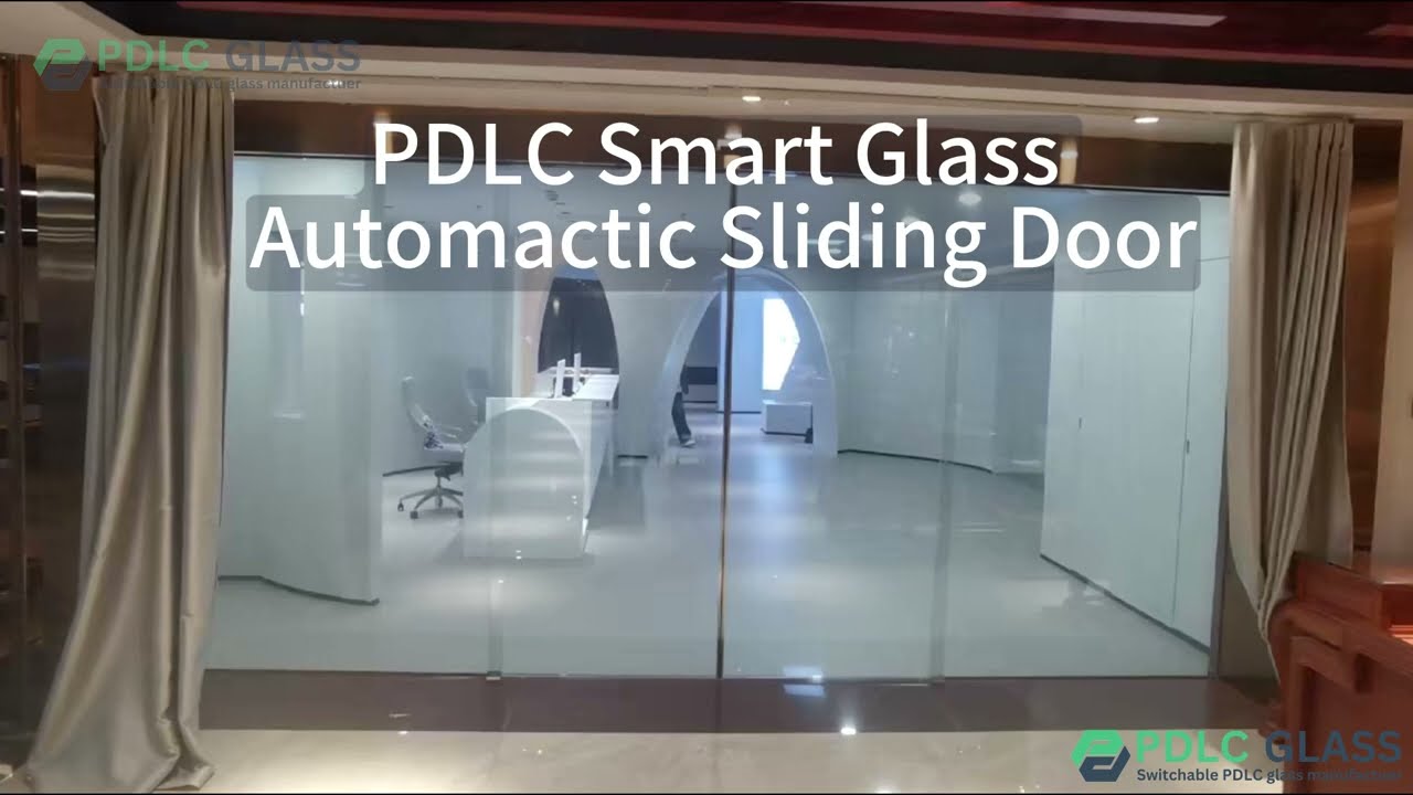 Automatic PDLC Smart Glass Door installed at China Tobacco(Guangdong) - Switchable PDLC glass ...
